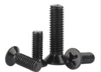 China Black M16 M20 Carbon steel Flat & CSK Head Machine Metal Screw with nuts Class8. 8 CSK screws for sale