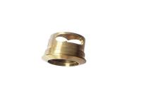 China Steel Alloys Yellow Zinc Turning Cnc Machined Parts , Wire Edm Machine Tooling for sale