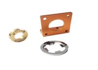 China Steel Alloys Yellow Zinc Turning Cnc Machined Parts , Wire Edm Machine Tooling for sale
