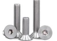 China M8 M12 Mild steel Flat & CSK Head Machine Screw grade 4.8 Zinc plating Blue white for sale