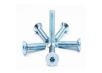 China M4 M16 Carbon steel Slotted Flat & CSK Head Machine Screw Class4.8 grade 8.8 Zinc plating for sale