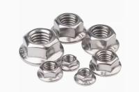 China M3 M4  Stainless steel Hexagon Flange Nuts SUS304 SUS316 A2-70 A4 Metal hex Flange nuts for sale