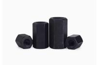 China M4 M16 Carbon steel Hexagon Flange Nuts Class4.8 Grade 8.8 Black plating for sale