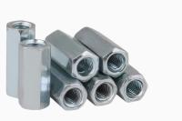 China Black M10 M16 Carbon steel hexagon nuts Class8. 8 Grade 8.8 Extended Thin hex nut for sale