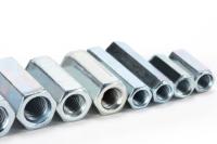 China M4 M16 Carbon steel Galvanised Hexagon extended Nuts Class 4.8 Grade 8.8 Zinc plating for sale