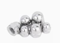 China M5 M8 Stainless Steel Dome Cap Nut SS 304 SS316 A2 acron nuts Silver plain finishing for sale
