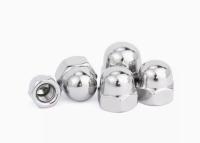 China M5 M8 Stainless Steel Dome Cap Nut SS 304 SS316 A2 acron nuts Silver plain finishing for sale