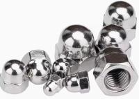 China M5 M8 Stainless Steel Dome Cap Nut SS 304 SS316 A2 acron nuts Silver plain finishing for sale