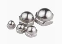 China M8 M10  Stainless steel Dome Cap Nut 1/4 5/16 ASTM A193 A194 acron nuts Metal bolts for sale
