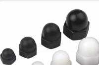China High-Quality M12 & M20 Nylon Dome Cap Nuts Plastic Acron nuts Custom Black white Nuts for sale