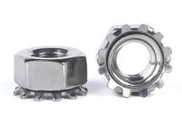 China M12 M18  Stainless steel K Nut SS304 SS316 A2 A4-81 Kep nuts Customized Size Plain finish for sale