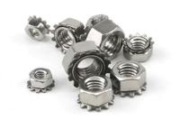 China 1/4 1/2 1/8  Carbon steel Galvanized Blue K Nut Customized Iron Kep nuts SS304 SS316 K NUT for sale