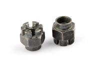China 1/4 1/2 1/8  Carbon steel Galvanized Blue K Nut Customized Iron Kep nuts SS304 SS316 K NUT for sale
