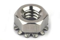 China 1/4 1/2 1/8  Carbon steel Galvanized Blue K Nut Customized Iron Kep nuts SS304 SS316 K NUT for sale