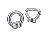 China M10 M16  Stainless steel eye Nuts SS 304 SS 316 A2 A4-80 eye bolt with nuts Customized size for sale