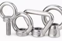 China M10 M16  Stainless steel eye Nuts SS 304 SS 316 A2 A4-80 eye bolt with nuts Customized size for sale