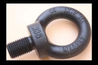 China M10 M16  Carbon  steel eye Nut Black silver finishing Customized black  metal nuts for sale