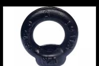 China M10 M16  Carbon  steel eye Nut Black silver finishing Customized black  metal nuts for sale