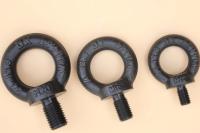 China Black M8 M12 Carbon steel eye nuts Class8. 8 Grade 8.8 eye nut square neck for sale