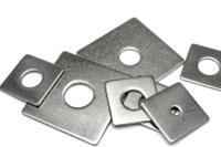 China M10 M16 Carbon Steel washer SS 304 SS 316 A2 A4-80 Square washer Customized size for sale