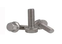 China M8 Grade 4.8 8.8 Steel Nickel Plating Hex Serrated Flange Metal Bolt With Full Thread DIN6921 for sale