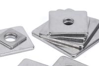 China UNF 7/16'' 1/2'' 9/16'' Carbon steel Galvanized square washer Customized Zinc Plating washer for sale