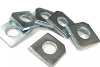 China M5 M8  Carbon steel Galvanized sqaure wahser Grade8.8 Class 8.8 Customized Zinc Plating for sale