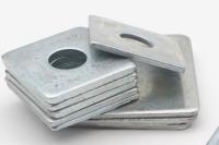 China M10 M16  Carbon  steel Square wahser Blue silver finishing Customized black washer for sale