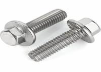 China M15 ASTM A453 18-8  Hex Hexagon Head  Flange Metal Bolt Full Partial Thread  DIN6921 for sale