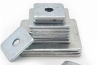 China M6 M10 Carbon steel Galvanized washer Customized Zinc Plating white Blue square washer for sale