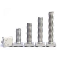 China 18-8 A2 A4 SS316 SS304 SS316L Stainless Steel Inox Square Hammer Head T Metal Bolt GB 37 for sale
