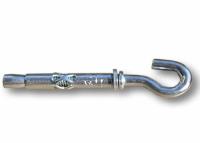 China M14 M18 Galvanized Carbon Steel Grade 4.8  Yellow Zinc Plated  Hook Anchor Expansion Bolt for sale