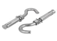 China M14 M18 Galvanized Carbon Steel Grade 4.8  Yellow Zinc Plated  Hook Anchor Expansion Bolt for sale