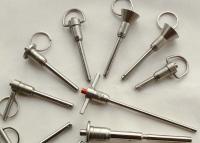 China 3/8 7/16 1/2 Brass plating quick release pins SUS 304 SUS 316 A2 A4-80 L-Handle Quick-Release Pins for sale
