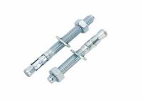 China Iron Metal  Class A B C Blue White Wedge Anchor Dyna Bolt Silvery Zinc Coated for sale