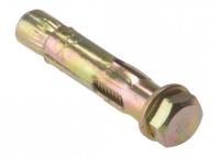 China M16 H59 H62 Brass Bronze Copper Alloy Steel Wedge Anchor Expansion Bolt Blue Zinc Plated Coating for sale