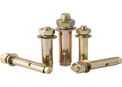 China Carbon Steel Grade 4.8 8.8 10.9 12.9 Colorful Paint Coat GB 22795 Expansion Anchor Bolts for sale