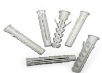 China 10x50 Metal bolt Nylon Plastic Hole Wall Expansion Anchor Plug With Wing for sale