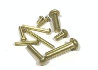 China Carbon Steel round head solid rivet 7/8 1 3/16 Customized Copper plating solid rivet for sale