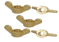 China Grade 10.9 Carbon Steel Yellow Zinc Plated Butterfly Wing Bolt And Nut DIN314 for sale