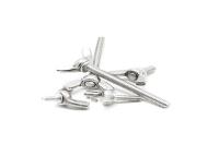 China Stainless Steel A2 A4  Butterfly Wing Machine Screw With Wing Nut DIN316 for sale