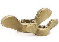 China Grade 10.9 Carbon Steel Yellow Zinc Plated Butterfly Wing Bolt And Nut DIN314 for sale