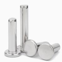 China 3/8 7/16 1/2 Stainless Steel Flat head solid rivet SUS 304 SUS 316 A2 A4-80 Metal Joint for sale