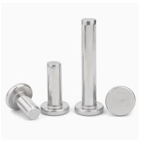 China 7/8 1 3/16 Stainless steel Flat head solid rivet SUS304 SUS316 A2-70 Customized different size for sale