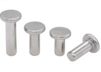China M7 M10 M8 Stainless steel Flat head solid rivet SUS304 SUS316 A2-70 Plain finishing for sale