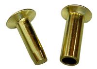 China 1/4 1/2 7/16 Copper Brass Flat head solid rivet M6 M12 M13 Copper Plating yellow rivet for sale