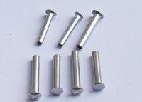 China Stainless Steel 3/8 7/16 1/2 Flat head solid rivet custom SUS 304 SUS 316 Round head rivets for sale