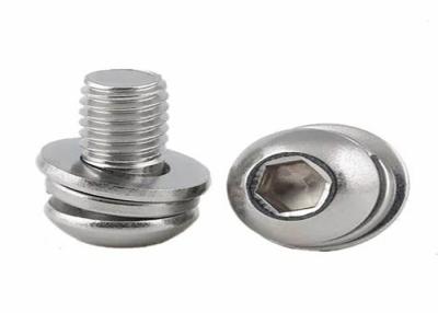 China M6 M8  Stainless Steel SS 304  Hexagon Hex Socket Button Head Screw Assembled With Washer for sale