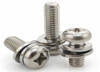 China M6 M8  Stainless Steel SS 304  Hexagon Hex Socket Button Head Screw Assembled With Washer for sale