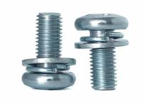 China M5  B7  Carbon Steel Grade 4.8 Cross Recessed Pan Head Screw Assembled With Washer for sale